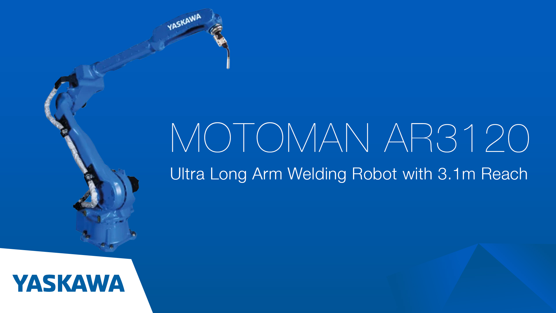 The MOTOMAN AR3120: The Ultra-Long Arm Welding Powerhouse